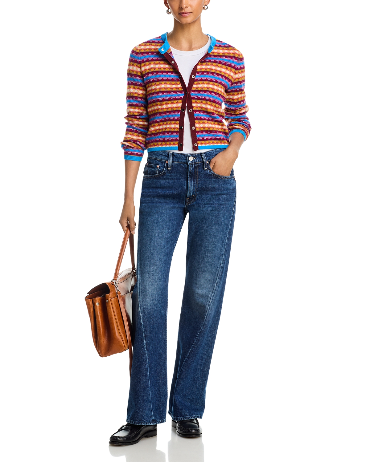 MOTHER Mother The Bookie Mid Rise Twist Sneak Jeans